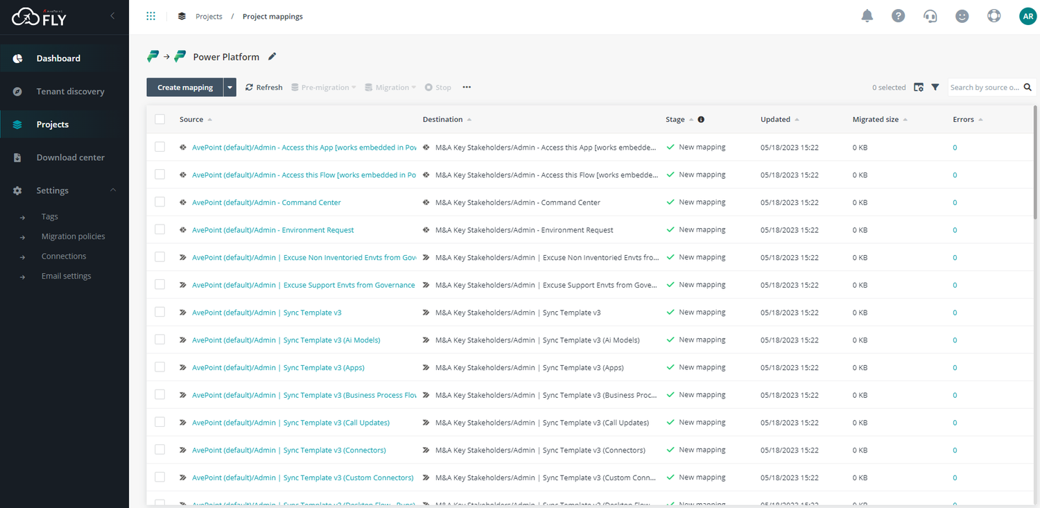 Features | AvePoint Fly (SaaS) Migration for Power Platform | AppDirect ...
