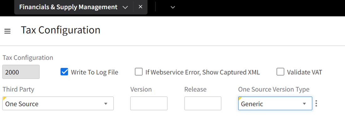 Infor FSM - OneSource Tax Integration | Infor Marketplace