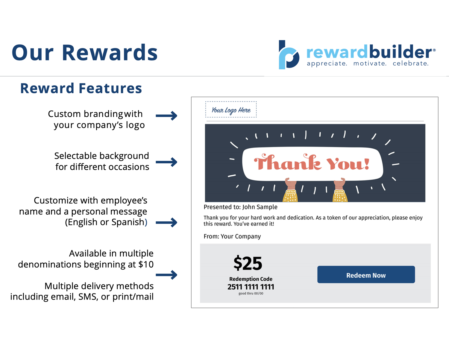 Reward Builder | Paychex Marketplace