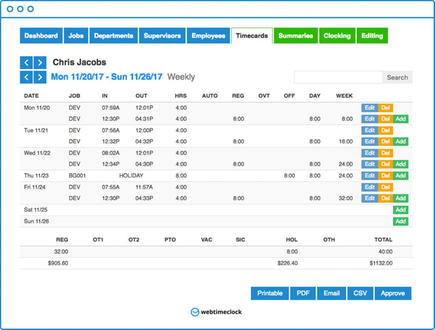 Webtimeclock | Paychex Marketplace