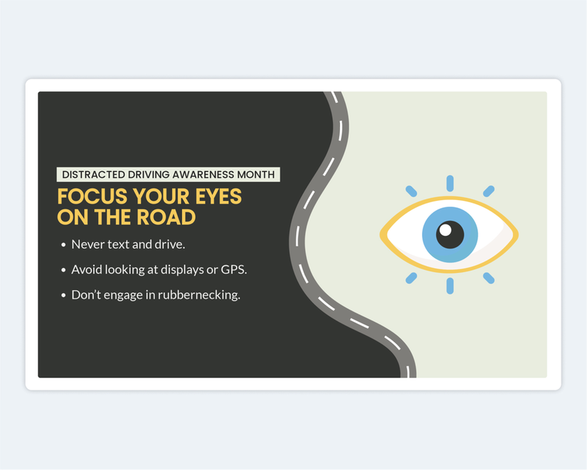 April is Distracted Driving Awareness Month | Appspace Marketplace