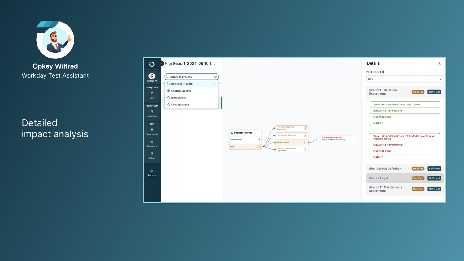Opkey Wilfred Workday Test Assistant | Workday Marketplace