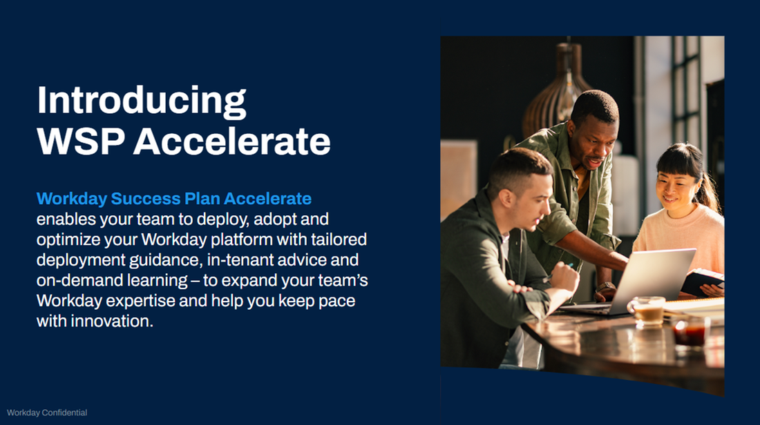 Workday Success Plan Accelerate | Workday Marketplace