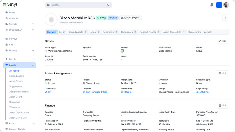 Setyl — IT Asset and License Management Platform (ITAM) | Cisco ...