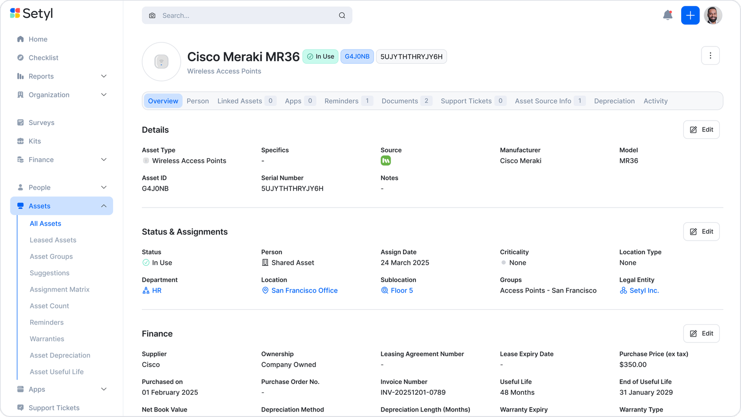Setyl — IT Asset and License Management Platform (ITAM) | Cisco ...