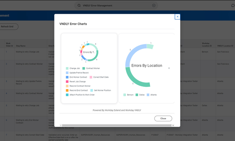 VNDLY Error Management | Workday Marketplace