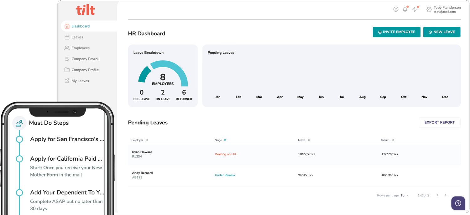 Tilt Leave Management | Paycor's Marketplace