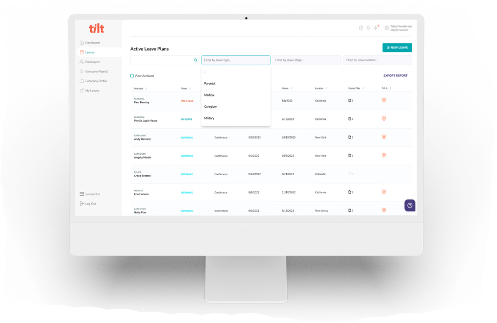 Tilt Leave Management | Paycor's Marketplace