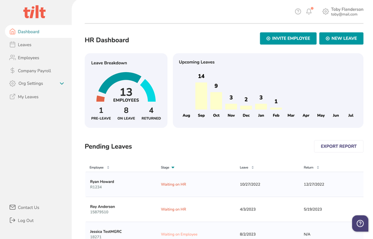 Tilt Leave Management | Paycor's Marketplace