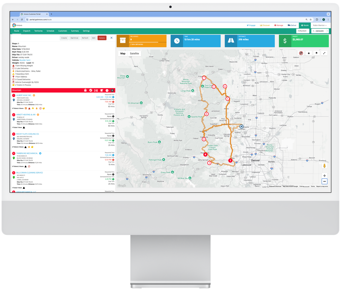 Innovo's Deliver Pro | Infor Marketplace