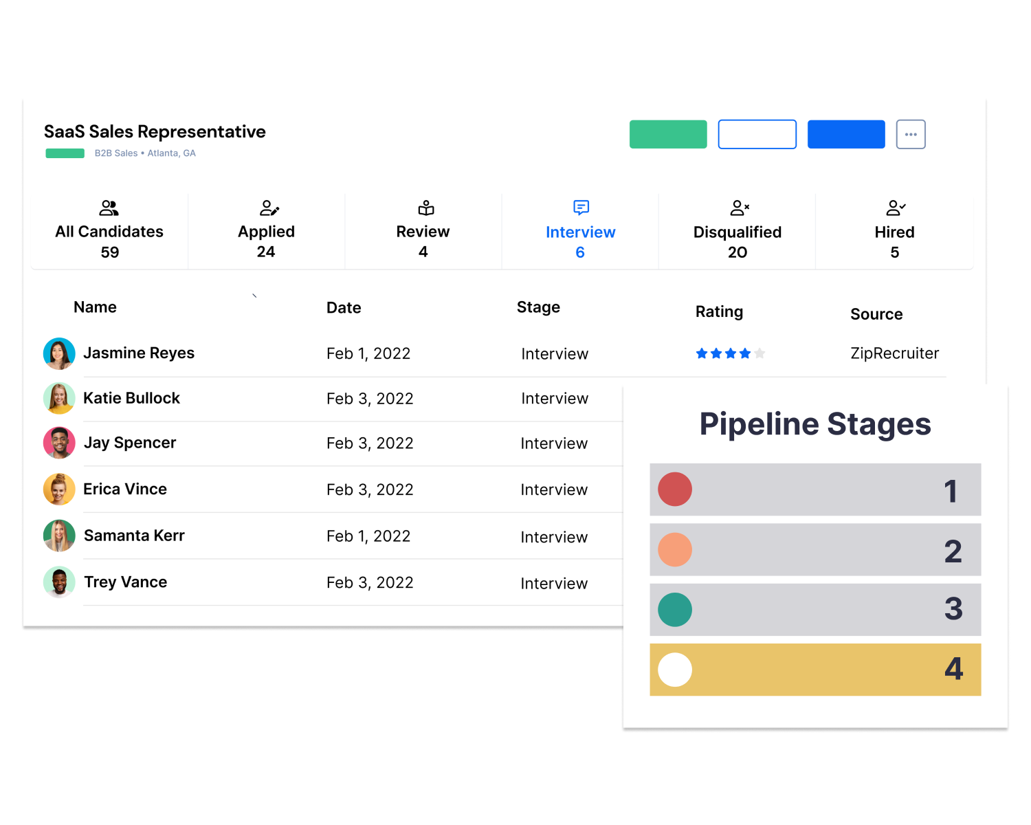 VIVAHR ATS for ADP Workforce Now® | ADP Marketplace