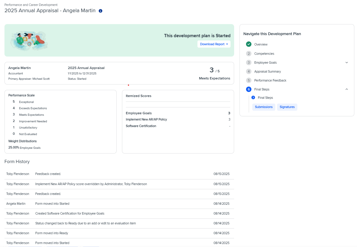 Features | PrismHR Performance Management | PrismHR