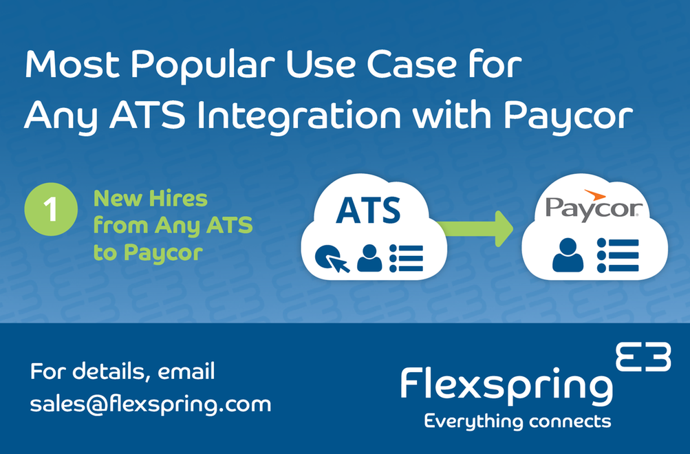 Any ATS Integration for Paycor by Flexspring | Paycor's Marketplace