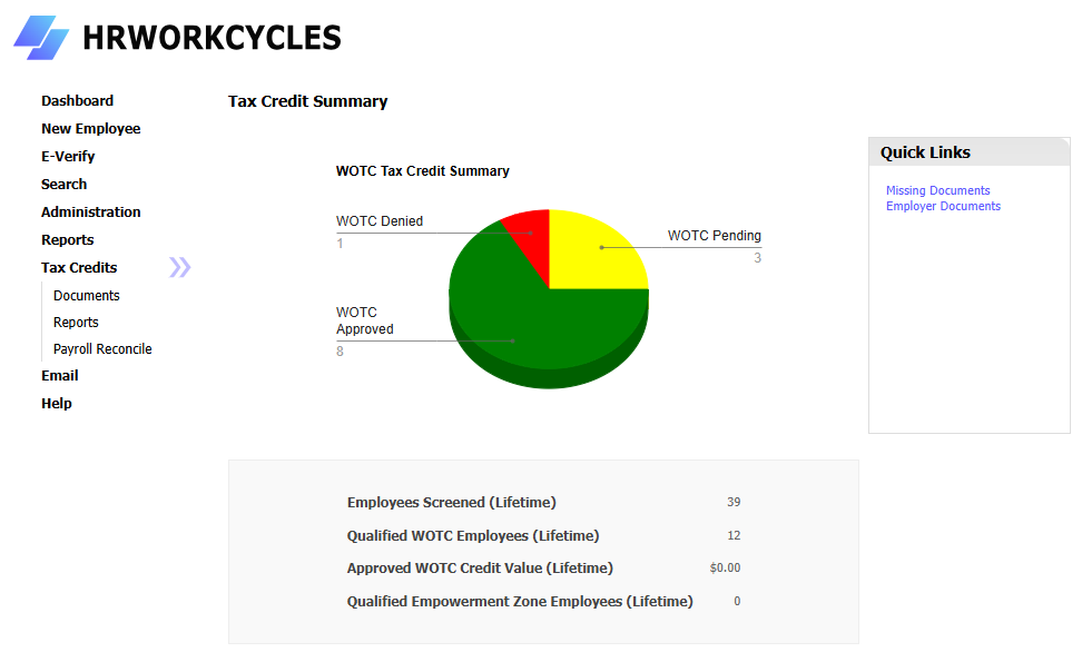 HRWorkCycles WOTC Screening | PrismHR