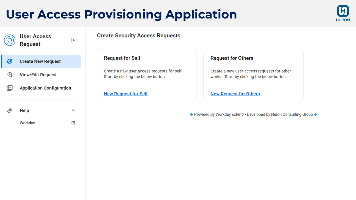 User Access Provisioning by Huron | Workday Marketplace