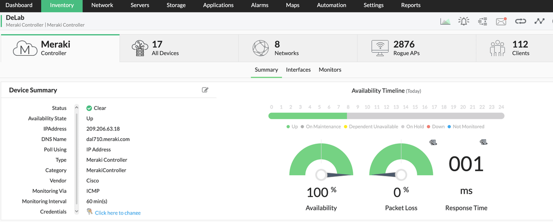 ManageEngine OpManager Plus | Cisco Networking App Marketplace