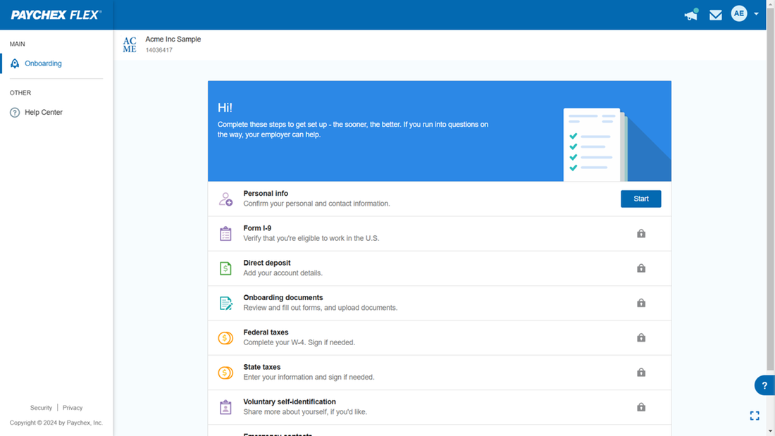 Paychex Flex® Onboarding | Paychex Marketplace
