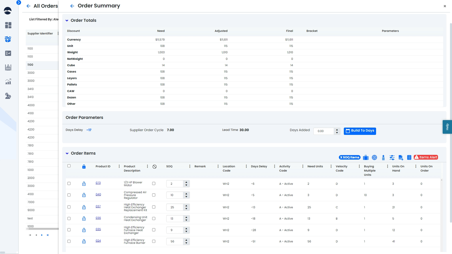 Blue Ridge - Supply Chain Planning | Infor Marketplace