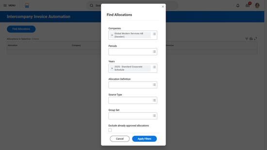 Intercompany Invoice Automation | Workday Marketplace