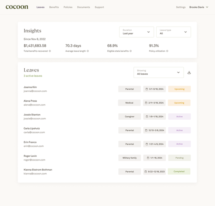 Cocoon Leave Management | Paychex Marketplace