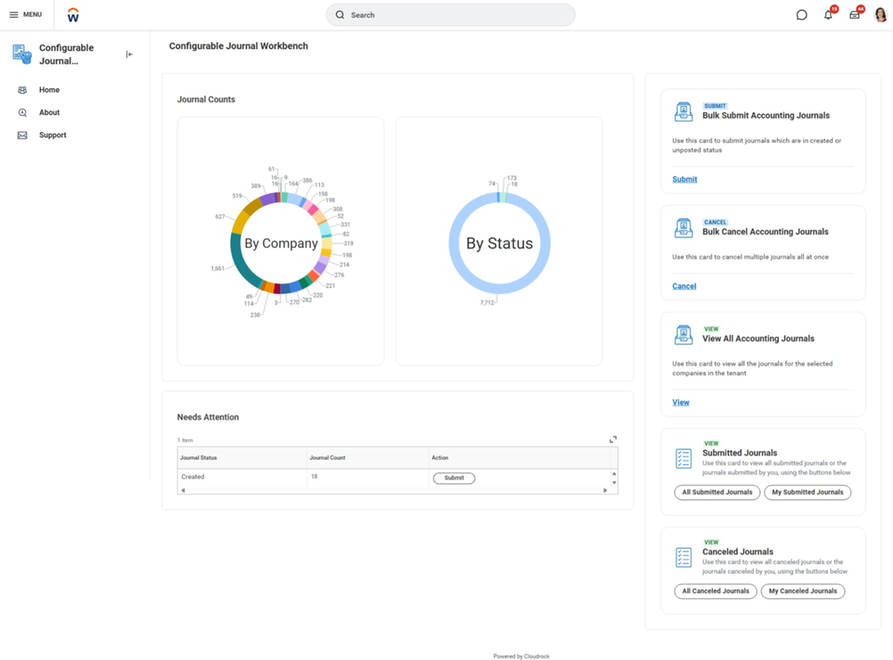 Configurable Journal Workbench | Workday Marketplace
