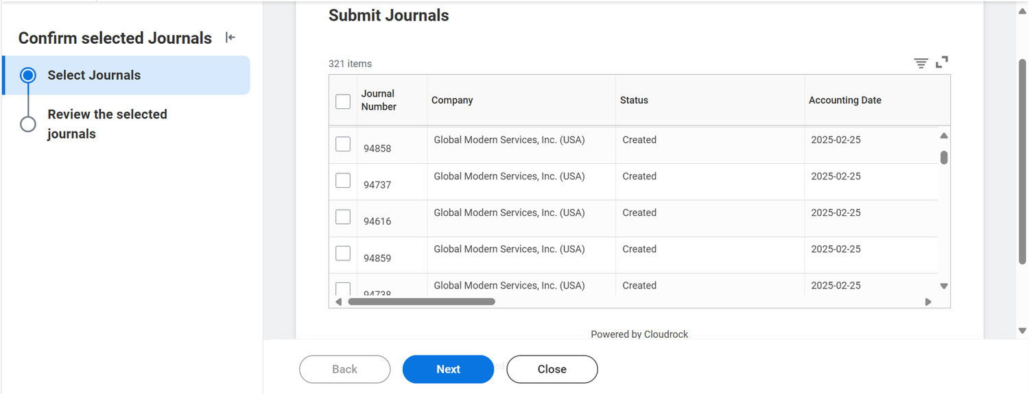Configurable Journal Workbench | Workday Marketplace