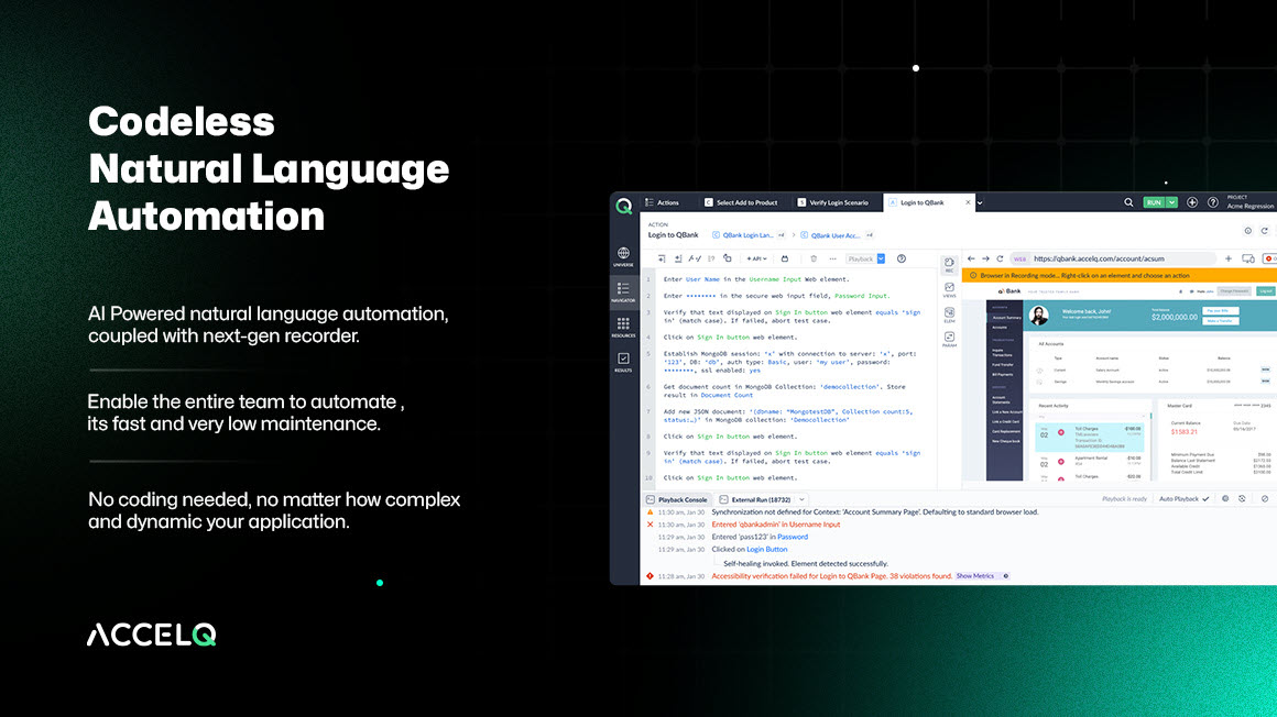 Accelq Codeless Ai Test Automation Coupa App Marketplace