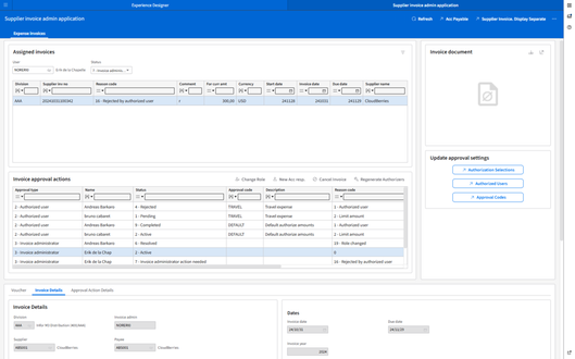 M3 Experience Designer: Supplier Invoice Administrator | Infor Marketplace