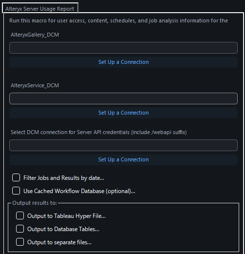 Server Usage Report | Alteryx Marketplace