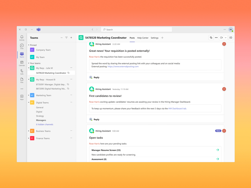 Recruiting Agent | Workday Marketplace