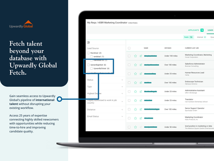 Upwardly Global Fetch | Workday Marketplace