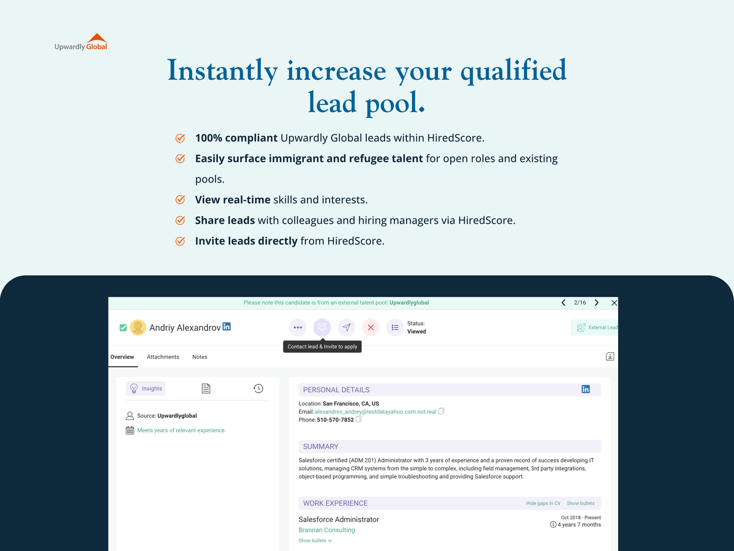 Upwardly Global Fetch | Workday Marketplace