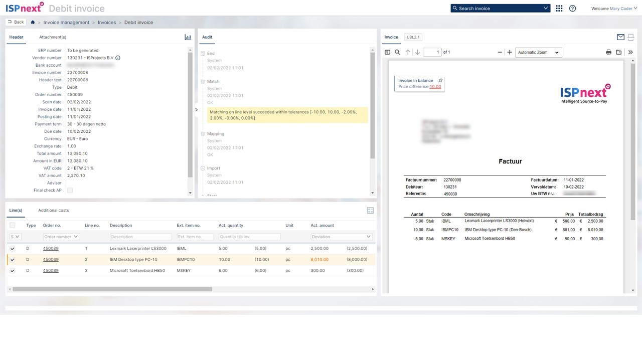 ISPnext Cloud Connector | Infor Marketplace