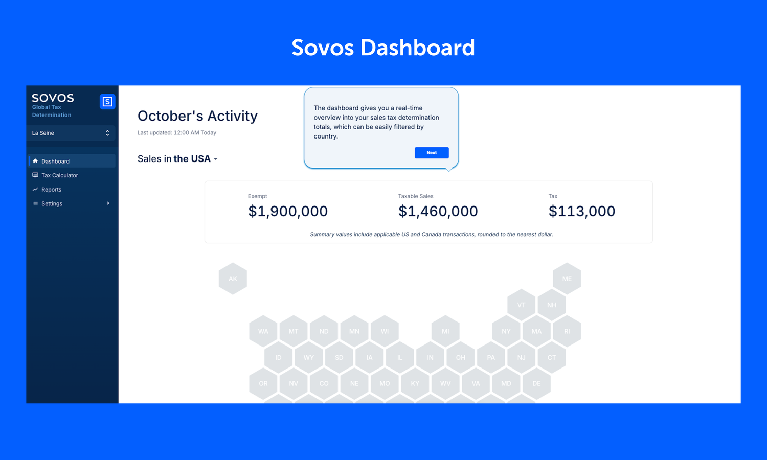 Sovos Tax Determination Connector | Coupa App Marketplace