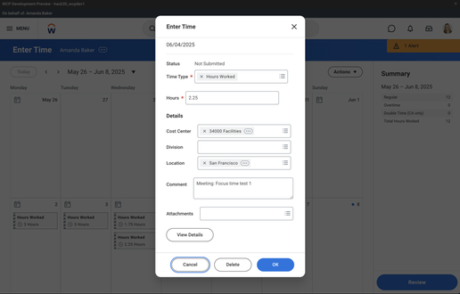 Timesheet Assistant | Workday Marketplace