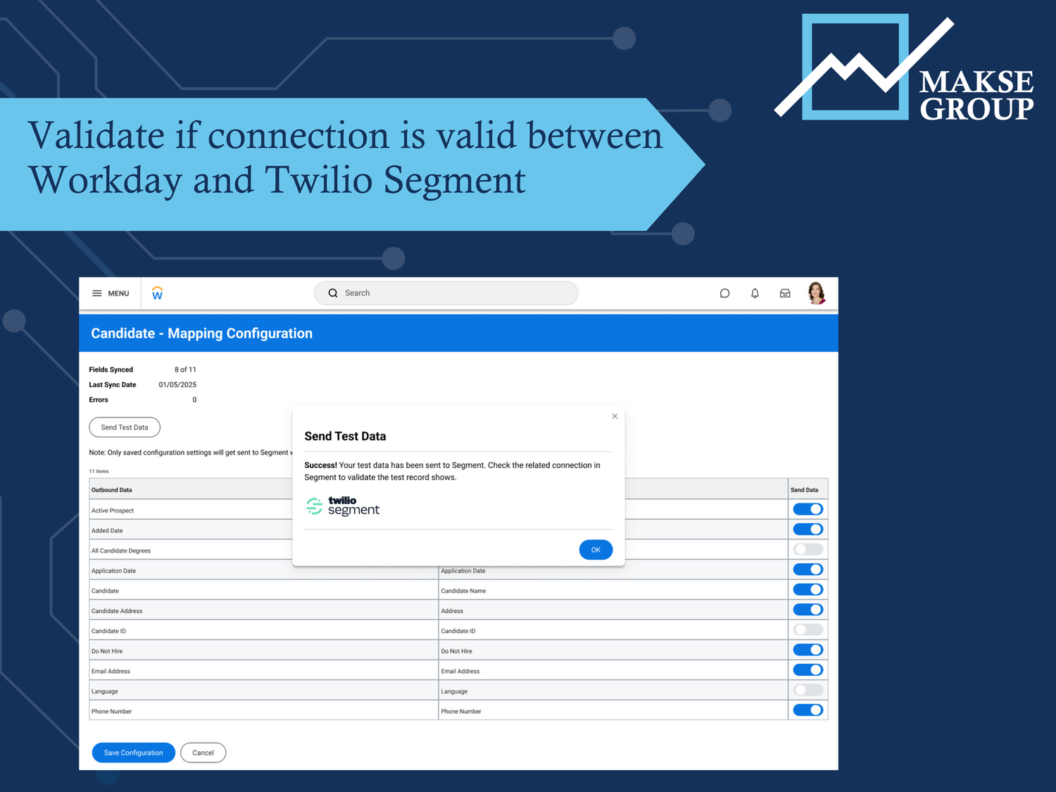 Data Sync with Twilio Segment | Workday Marketplace