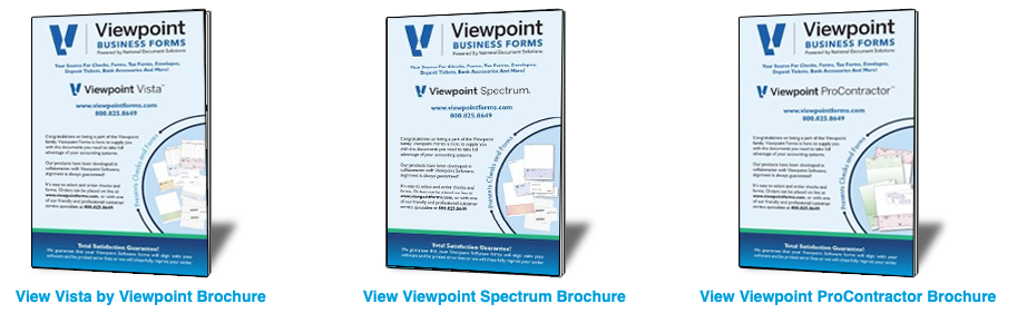 Viewpoint Business Forms + Vista | Trimble Marketplace