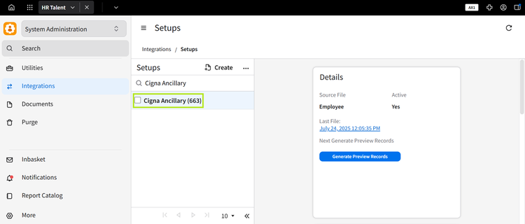 HR Talent - FCU Template for Cigna Ancillary Outbound File | Infor ...