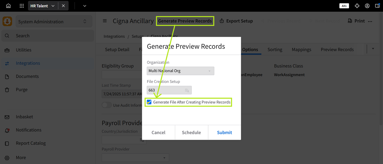 HR Talent - FCU Template for Cigna Ancillary Outbound File | Infor ...