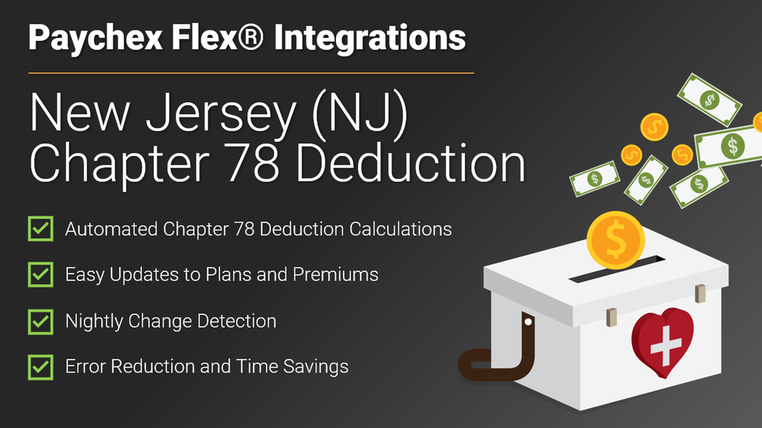 New Jersey (NJ) Chapter 78 Deduction Integration | Paychex Marketplace