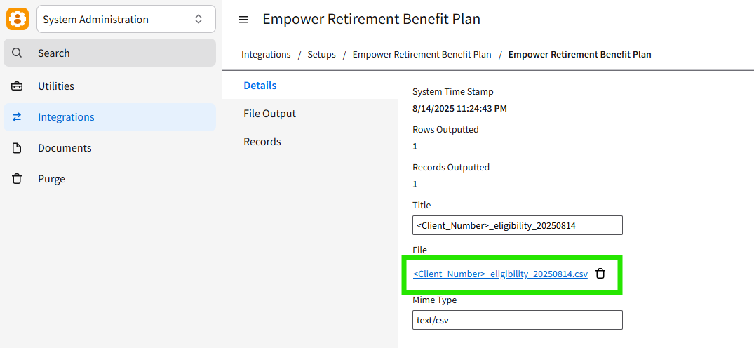 HR Talent - FCU Template for Empower Retirement Benefit Plan Outbound ...