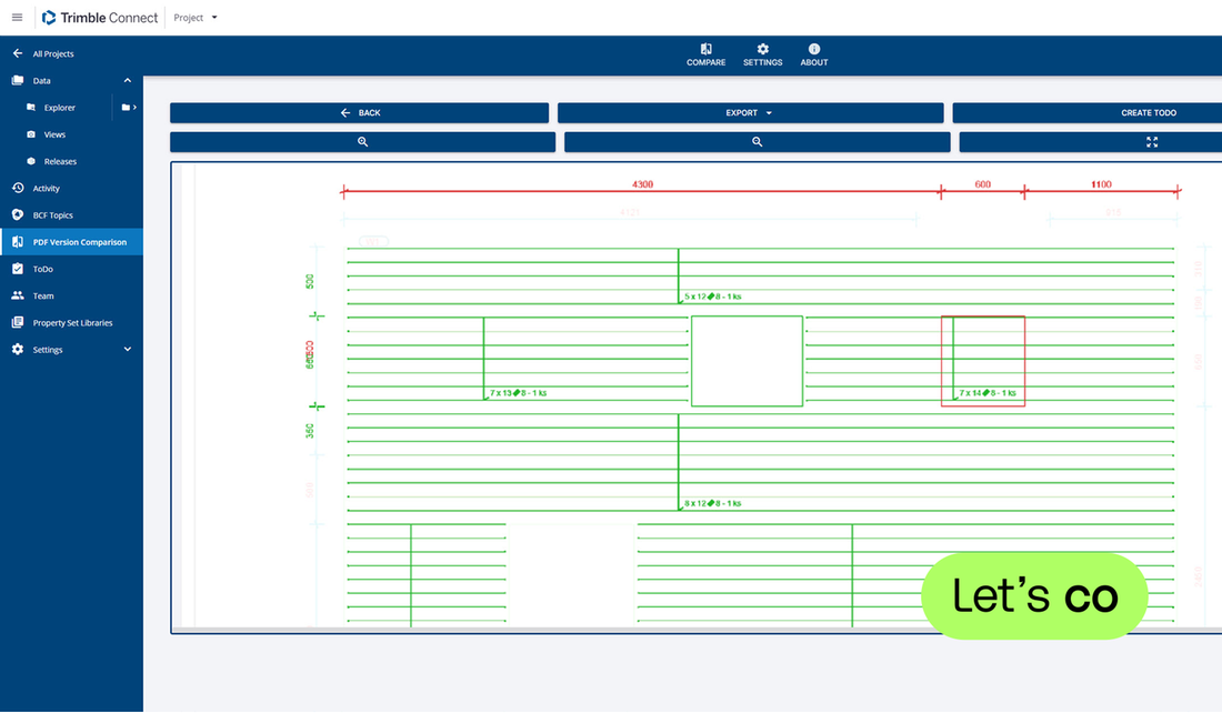 PDF Version Comparison Extension for Trimble Connect | Trimble Marketplace