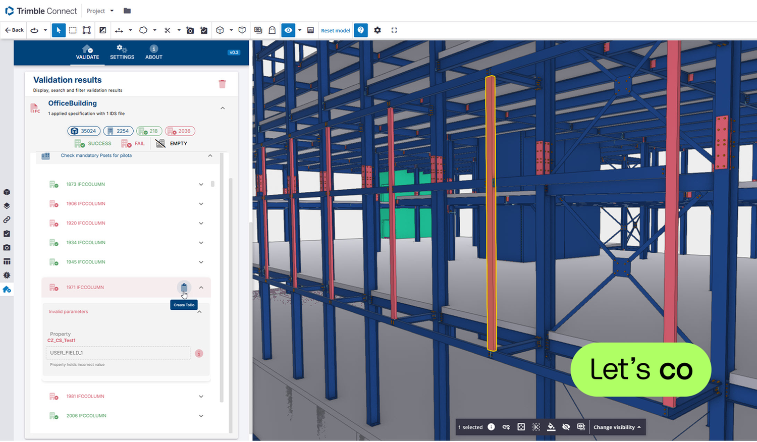 IDS Validator Extension for Trimble Connect | Trimble Marketplace