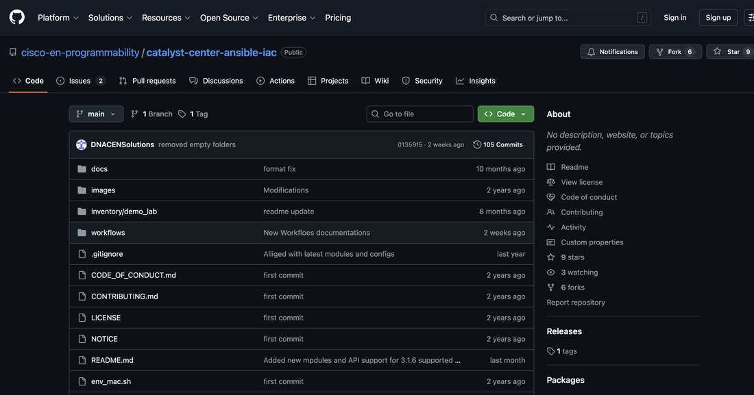 Ansible for Catalyst Center | Cisco Networking App Marketplace